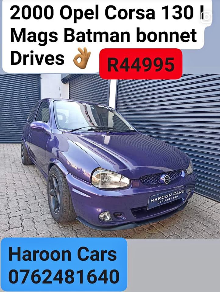 2000 Opel Corsa 130i Mags Batman bonnet | Junk Mail Marketplace