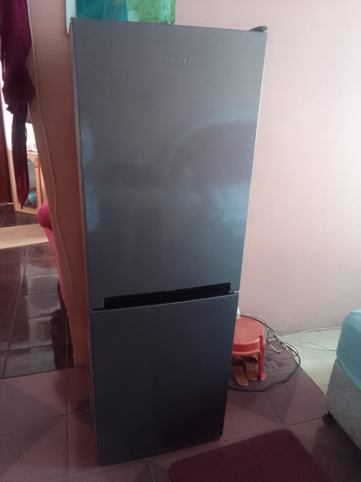 Defy double door fridge / Grey colour | Junk Mail Marketplace