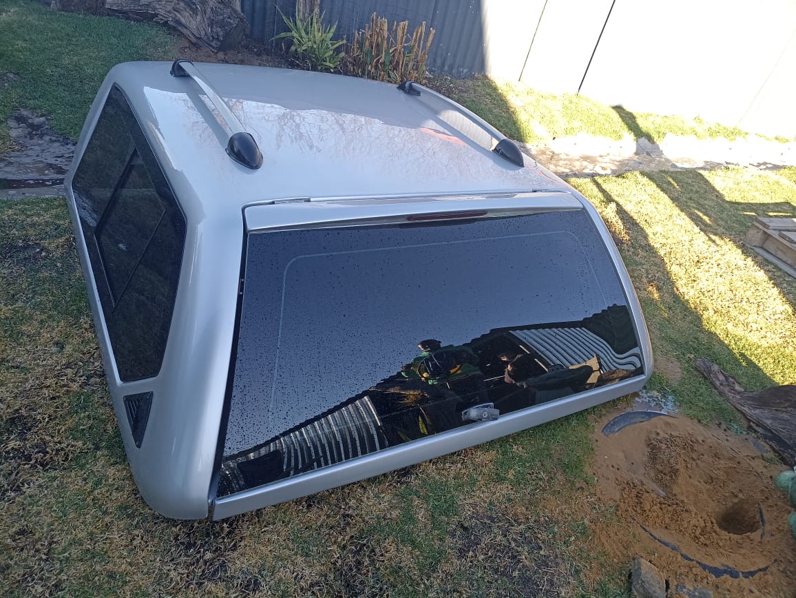 Ford ranger t6 double cab silver Beekman canopy for sale. | Junk Mail