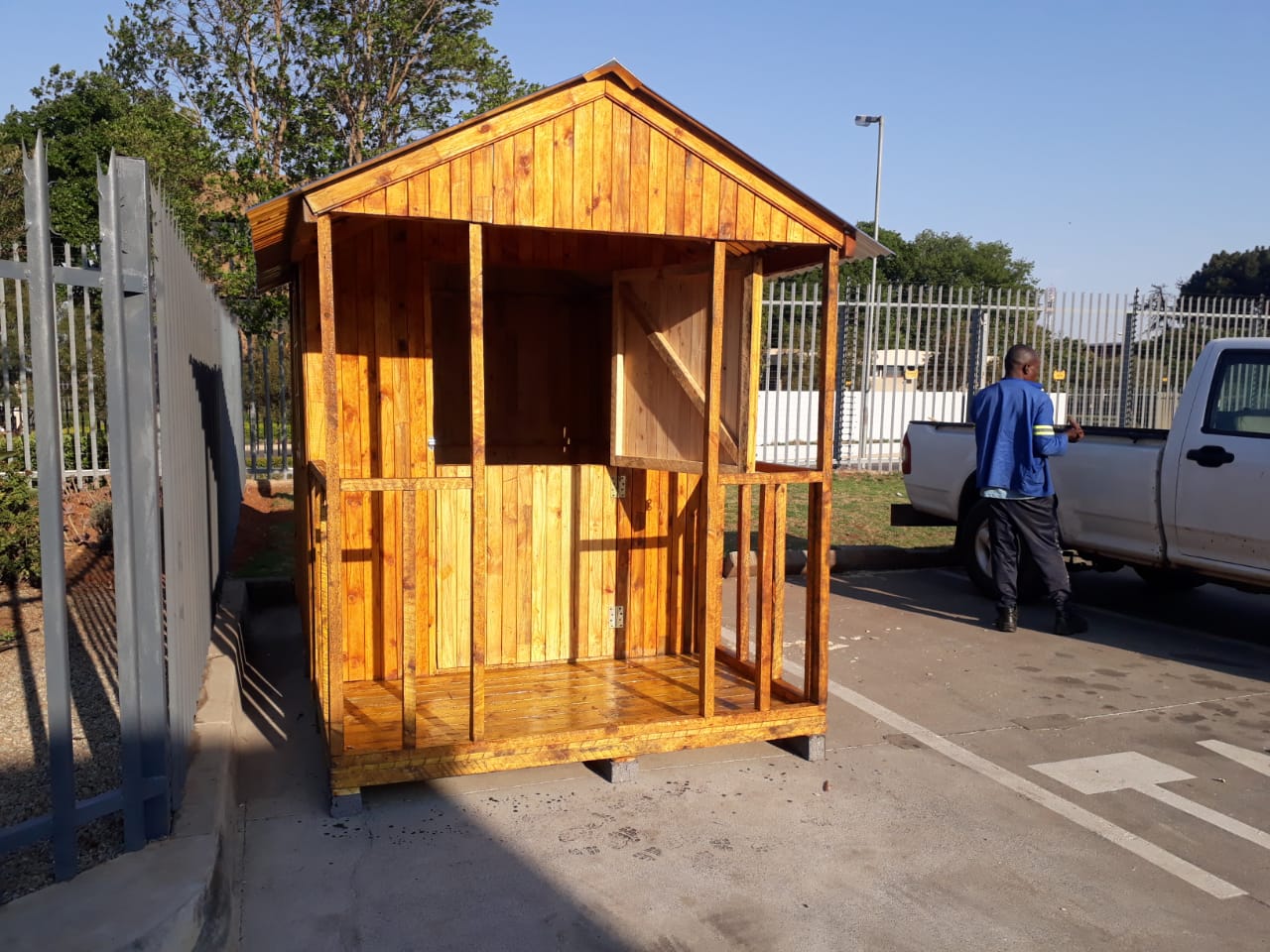 Wendy houses, log cabin and knotty pine, tool sheds, guard huts and ...