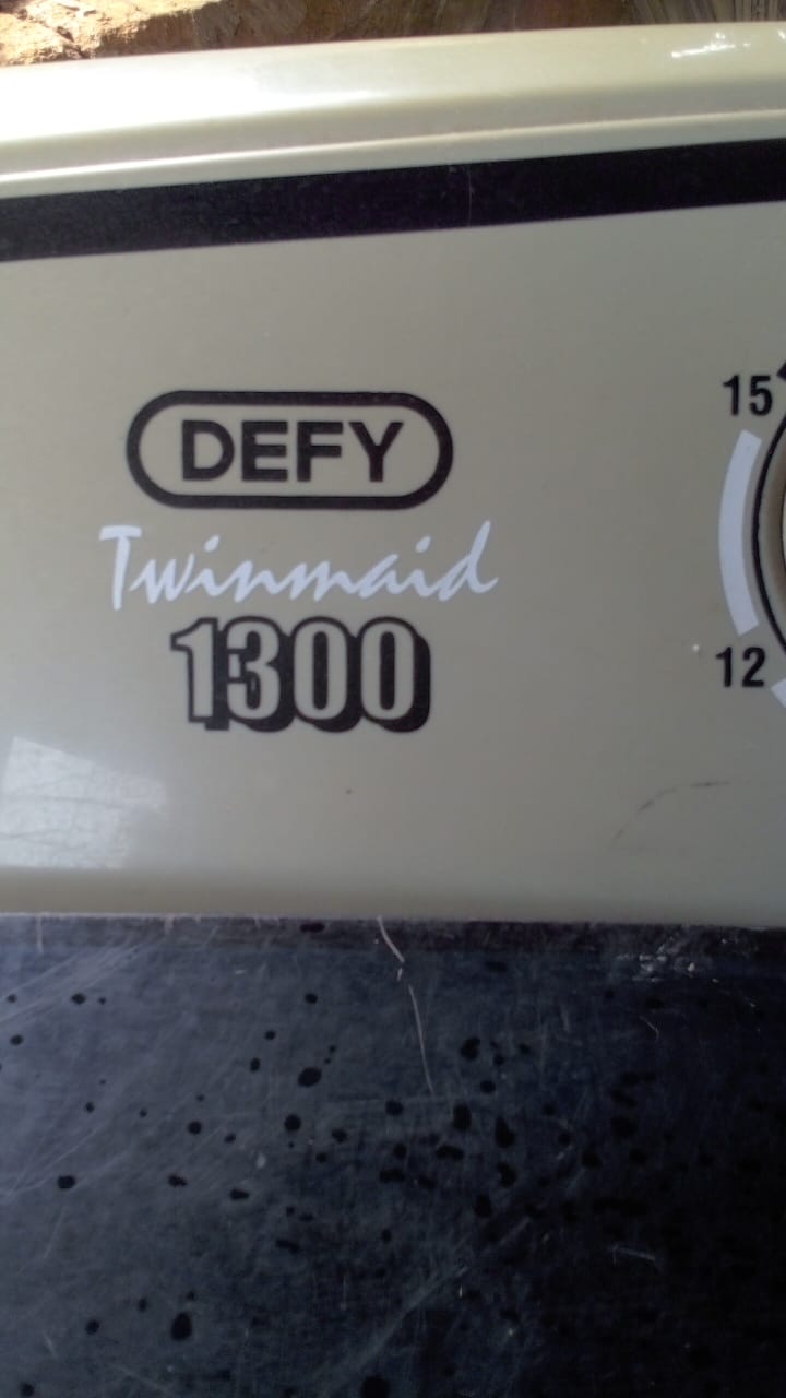 Defy twin maid washing machine spinner needs repair | Junk Mail Marketplace