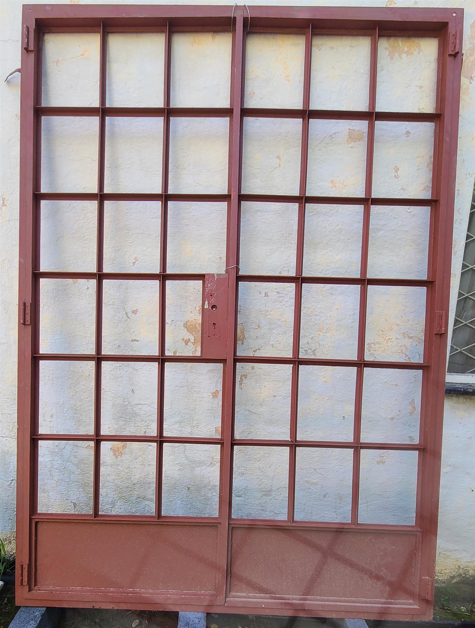 Double steel cottage pane doors. | Junk Mail Marketplace
