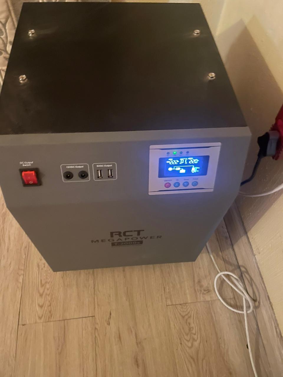 RCT MegaPower 2KVA/2000W Inverter Trolley With 2 x 100AH Battery | Junk ...