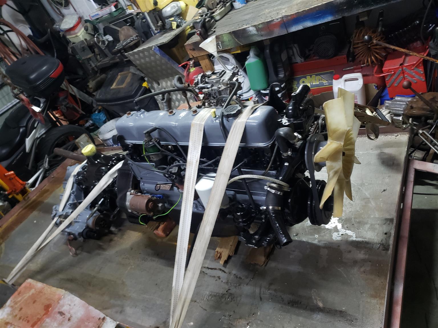 Toyota land cruiser 3f 3900cc straight 6 petrol engine and gearbox ...