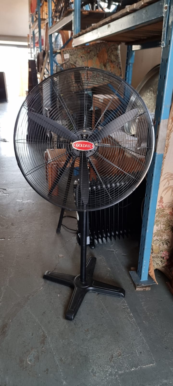 Gold Air Industrial Fan | Junk Mail Marketplace