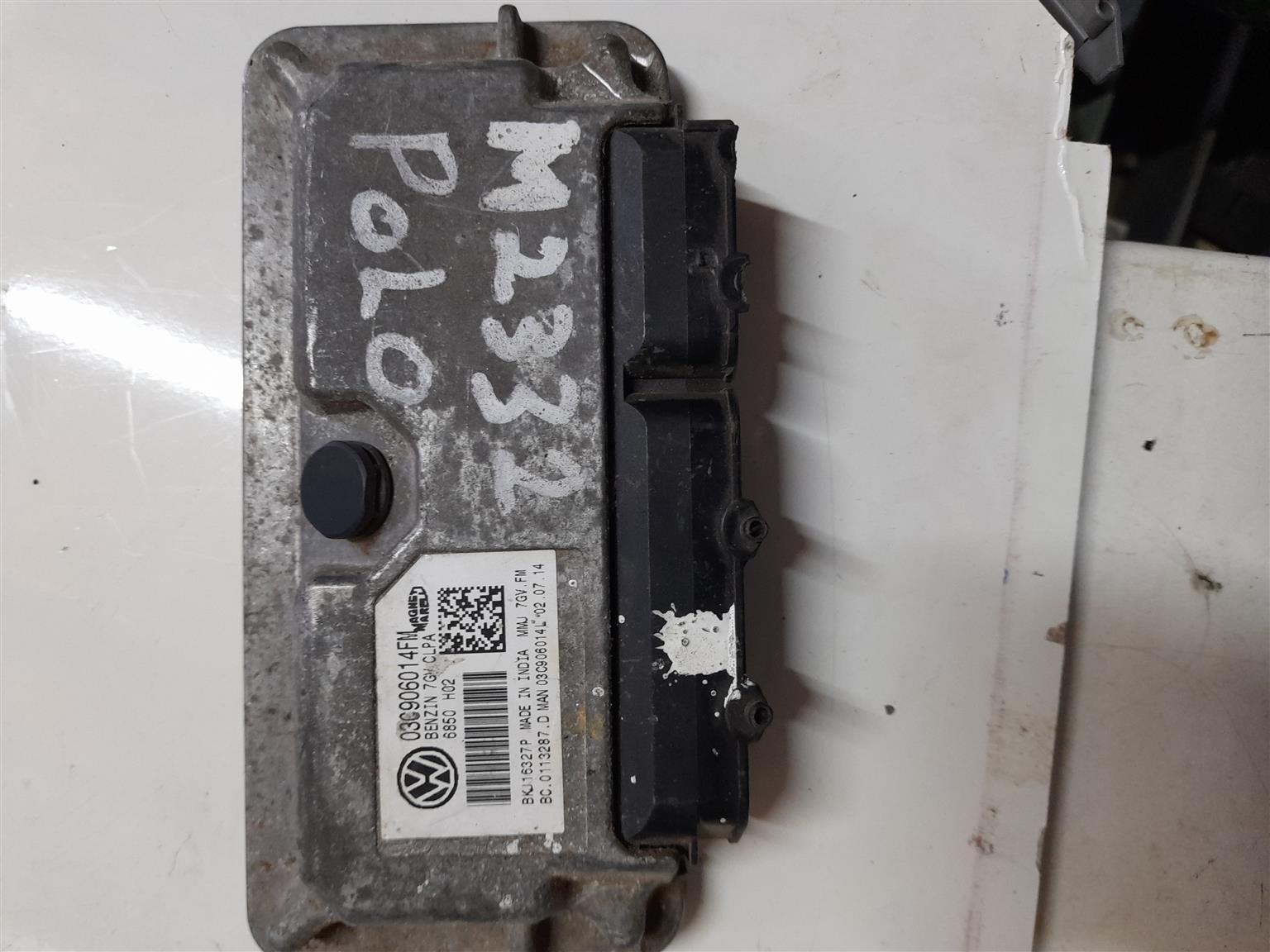 VW POLO 03C906014FM 1.4 CLPA 7GV ECU COMPUTER BOX | Junk Mail Marketplace
