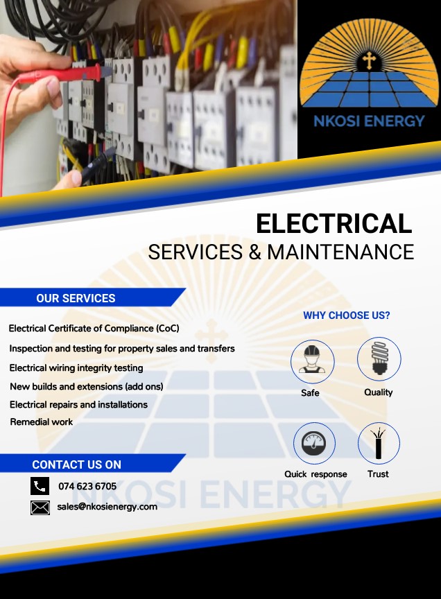 Electrical certificate of compliance (CoC)? | Junk Mail Marketplace