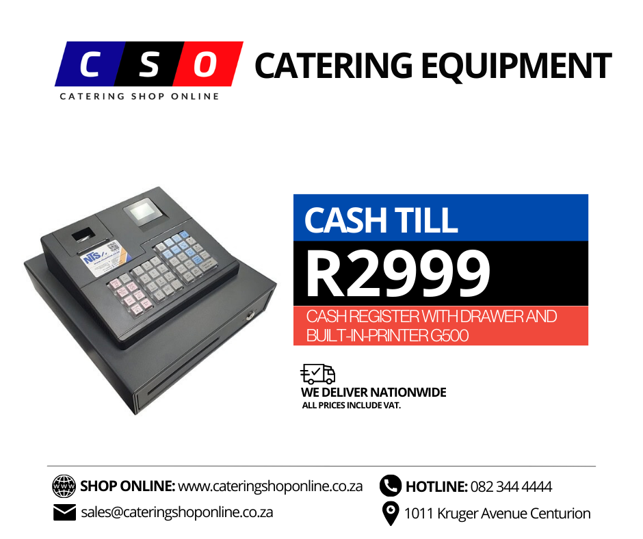 Cash Till / Cash Register With Drawer And Built-In-Printer G500 | Junk Mail