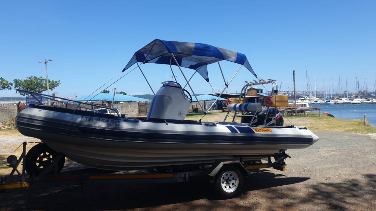 5,6m stingray Sea Raider inflatable boat for sale. | Junk Mail Marketplace