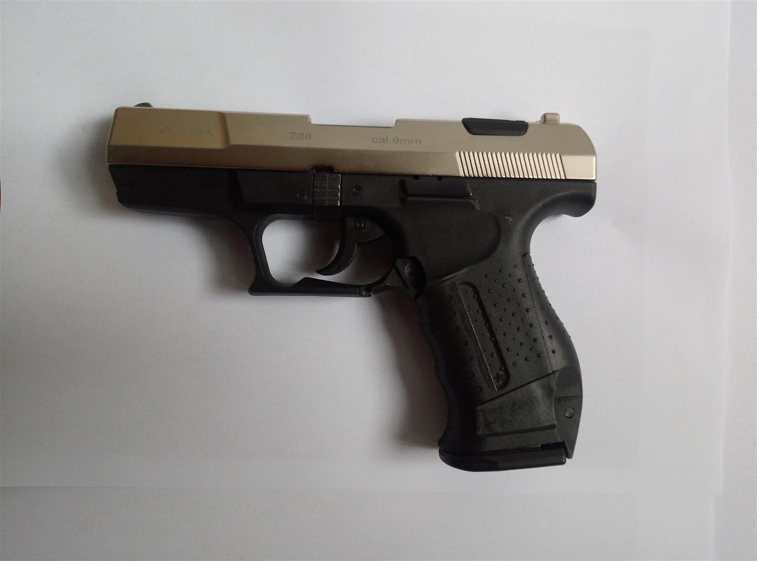 baredda z88 blank gun fired only twice during testing. holster. 15 ...