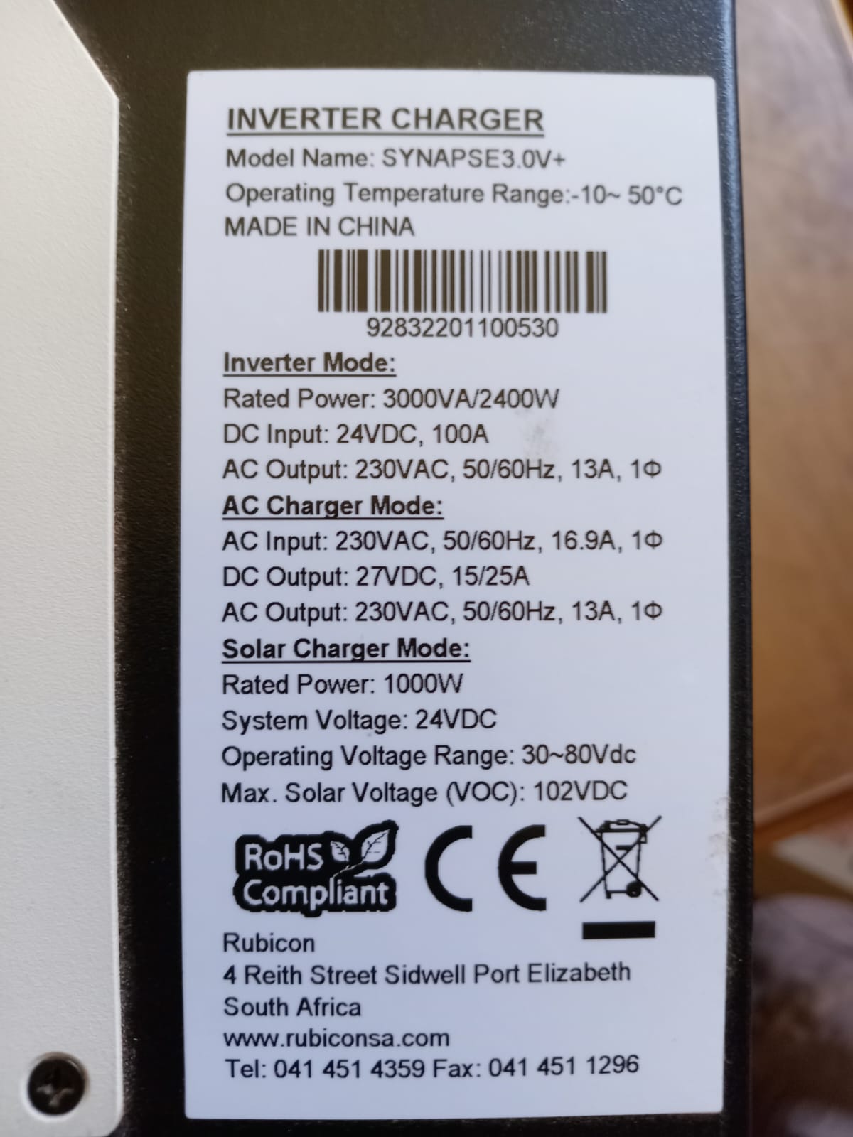 Synapse 3.0V+ inverter. | Junk Mail
