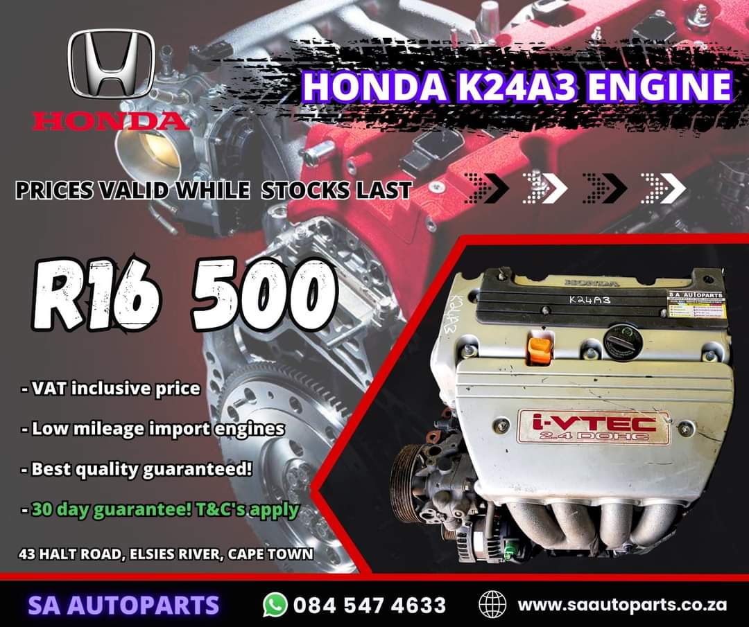 Honda K24A3 Type S import motor engine for sale | Junk Mail