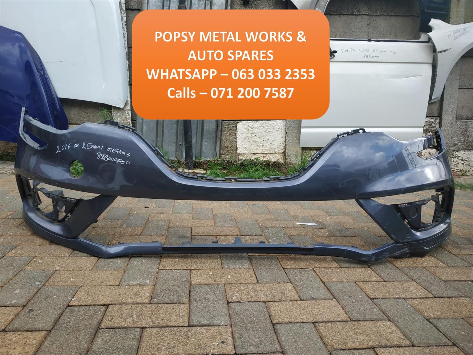 2016 ONWARDS RENAULT MEGAN 4 FRONT BUMPER | Junk Mail Marketplace