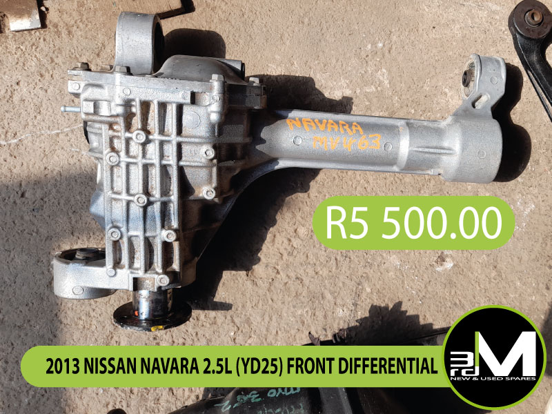 2013 NISSAN NAVARA 2.5L (YD25) FRONT DIFFERENTIAL | Junk Mail