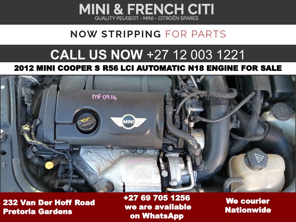 Mini Cooper S R56 LCI N18 engine for sale used | Junk Mail Marketplace