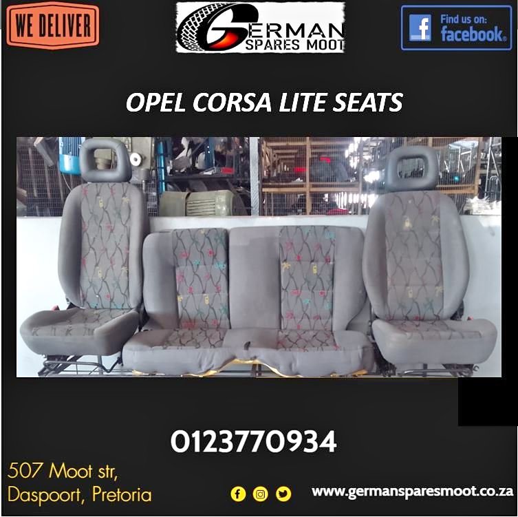 Opel Corsa Lite complete set of seats | Junk Mail Marketplace