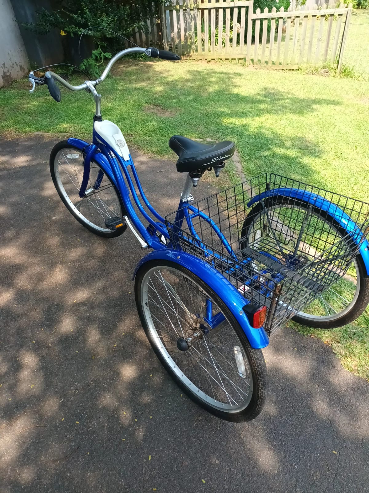 Schwinn Large Adult Tricycle. 3 gears with basket at the back. Hardly ...