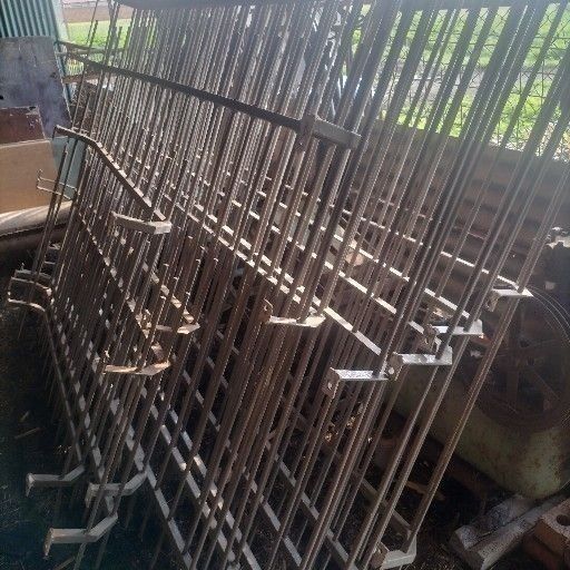 White Metal Fencing / Bars x 10 Units For Sale! | Junk Mail