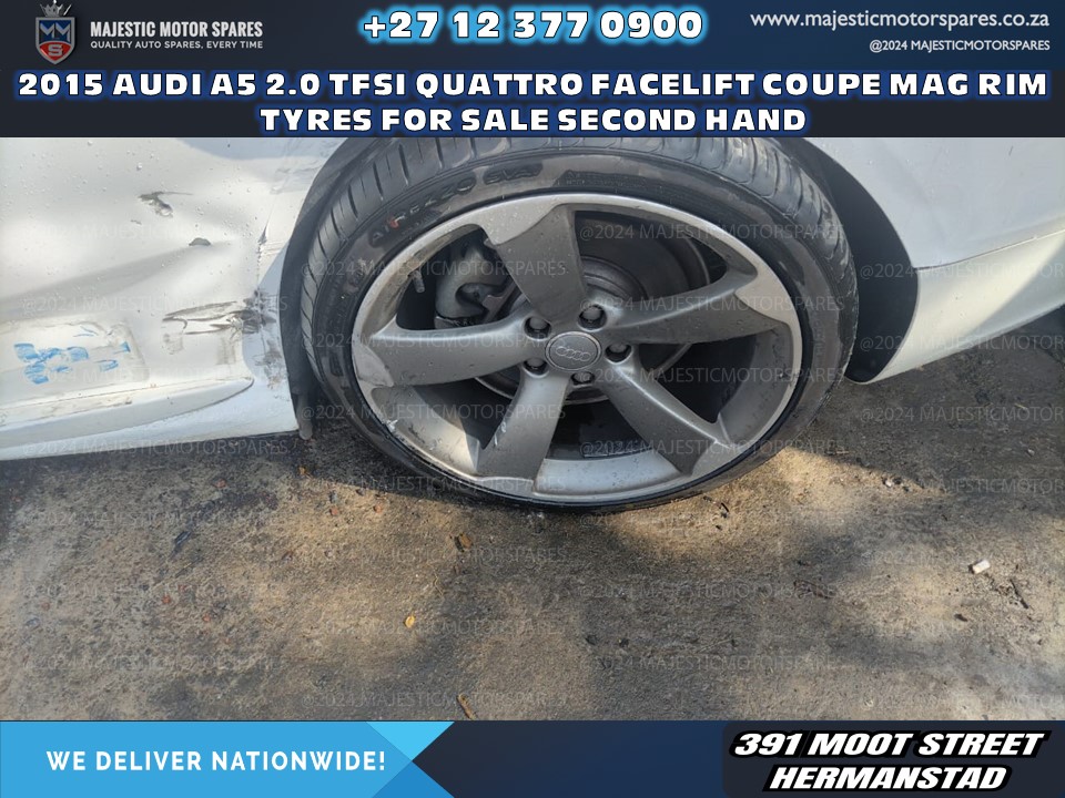 2015 Audi A5 2.0 TFSI Auto Quattro Facelift Mag Rims and Tyres for Sale ...