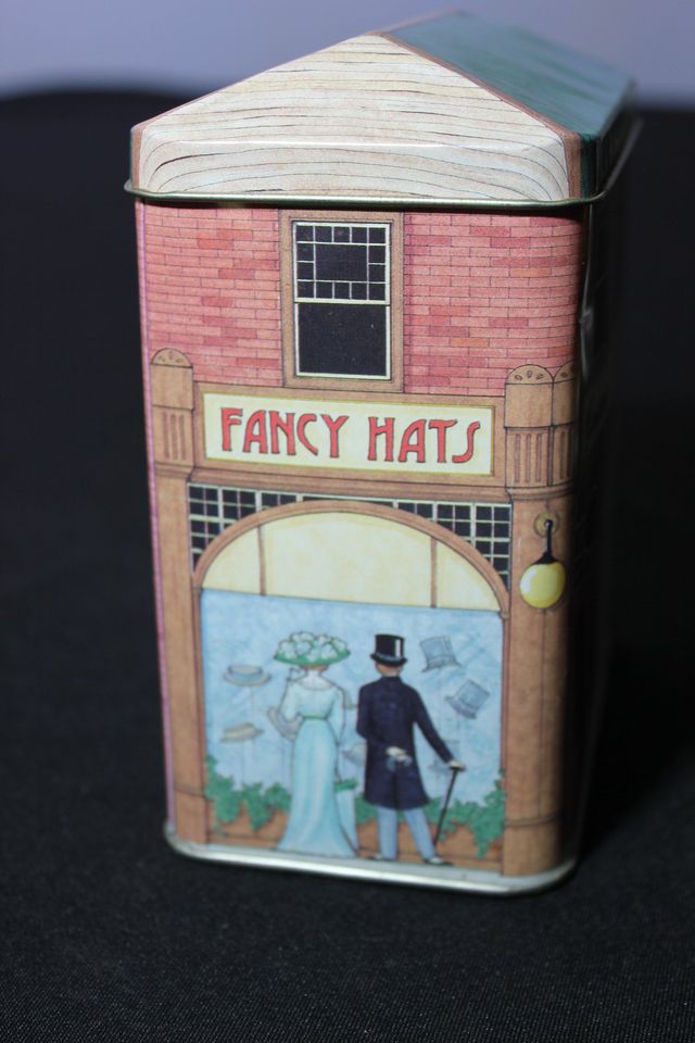 Vintage Tin Box "Gentlemen's Haberdasher" Graphic Design by Elizabeth D ...