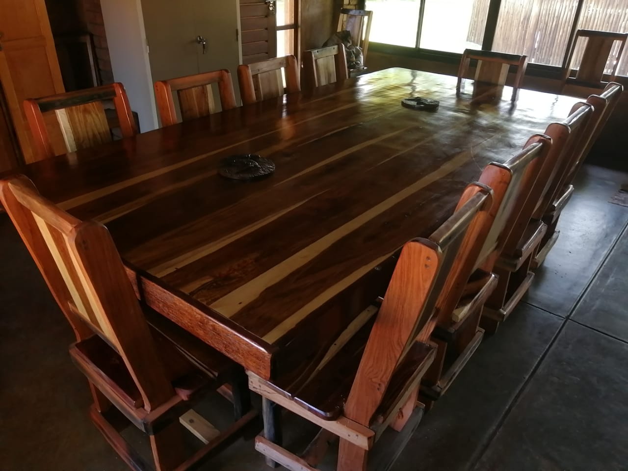 12 Seater conference table sleeper wood | Junk Mail Marketplace