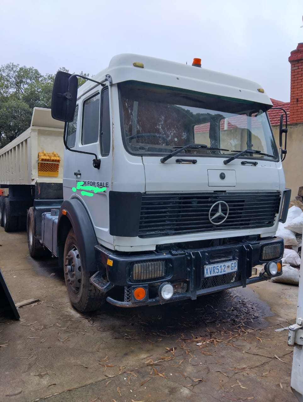 Mercedes Benz 1928 V series Horse & 15 Cube Copelyn tipper trailer ...