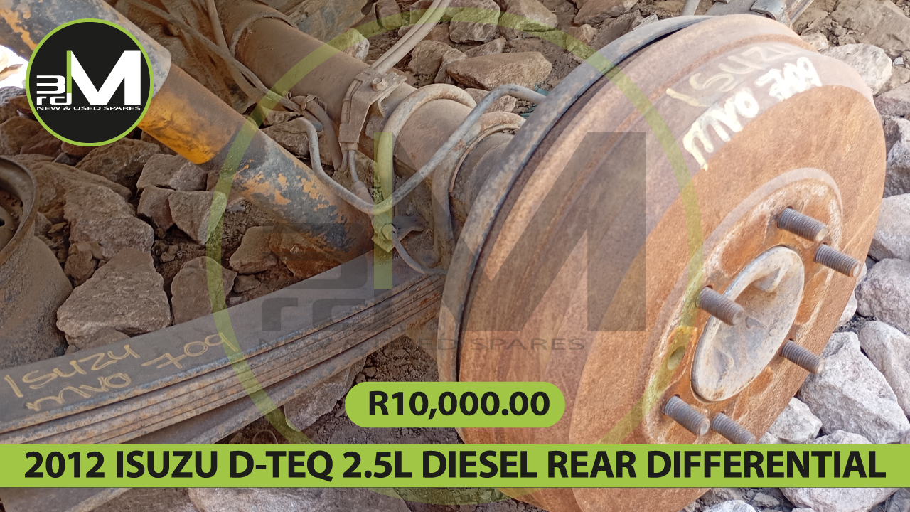 2012 ISUZU D TEQ 2.5L DIESEL REAR DIFFERENTIAL MV0709 | Junk Mail Marketplace
