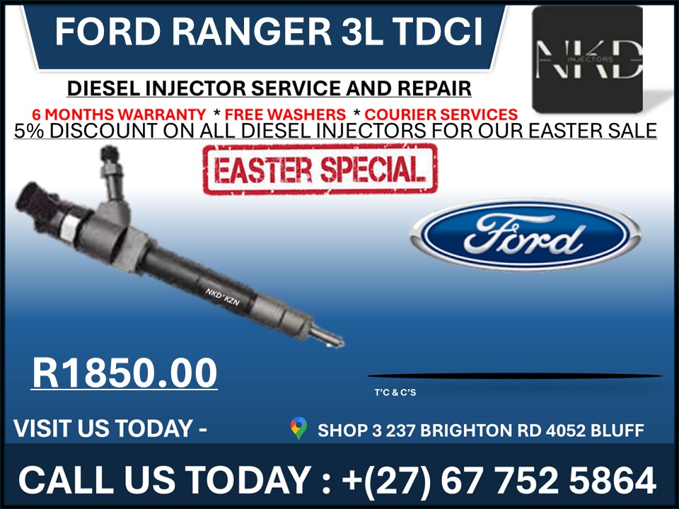 Ford Ranger 3L TDCI Diesel Injectors on recondition | Junk Mail Marketplace