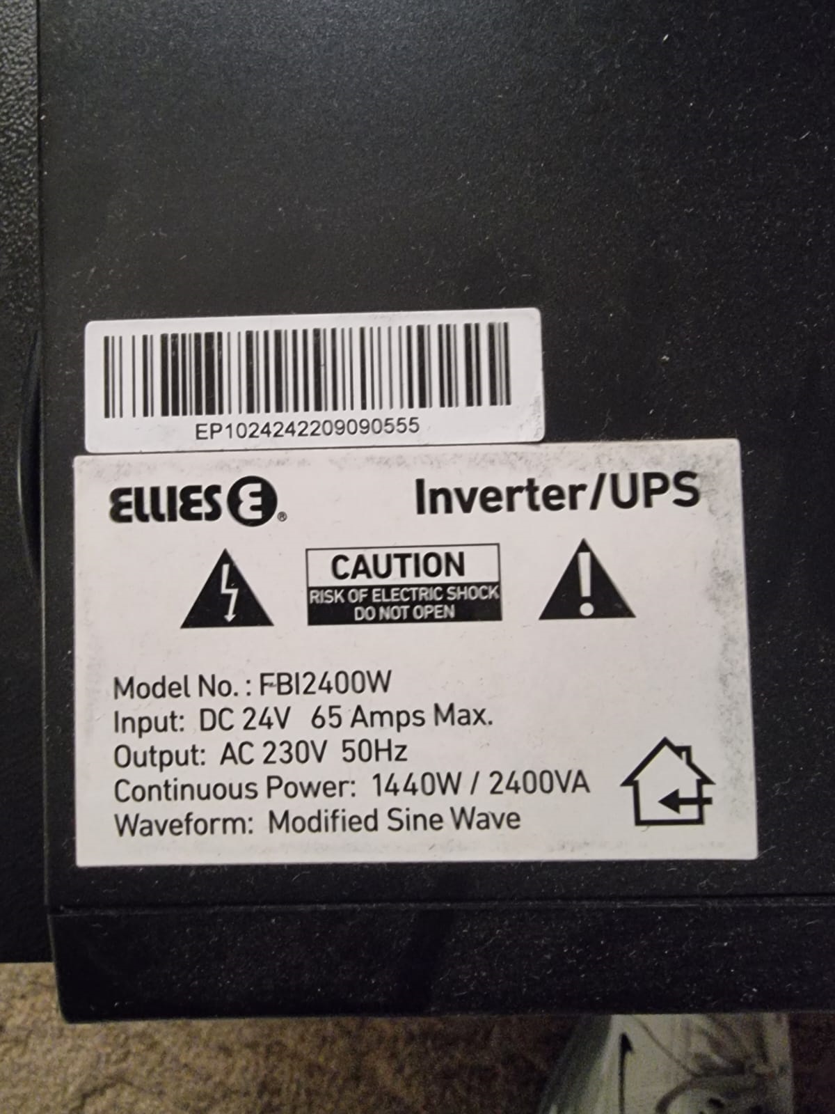 Ellies 1440w Inverter Trolley | Junk Mail Marketplace