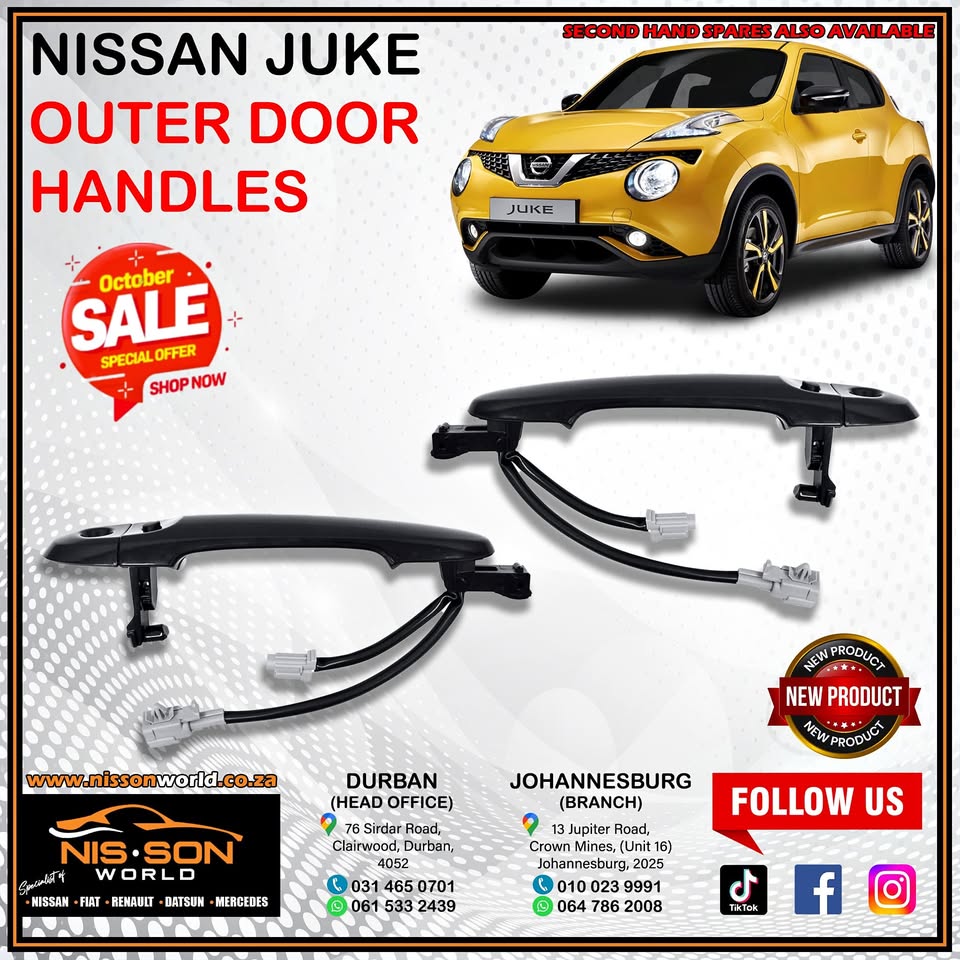 Nissan Juke Outer Door Handles | Junk Mail Marketplace