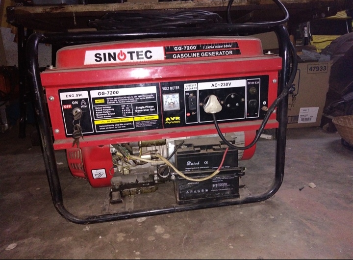 7.2kw SINOTEC gg7200 petrol generator | Junk Mail Marketplace