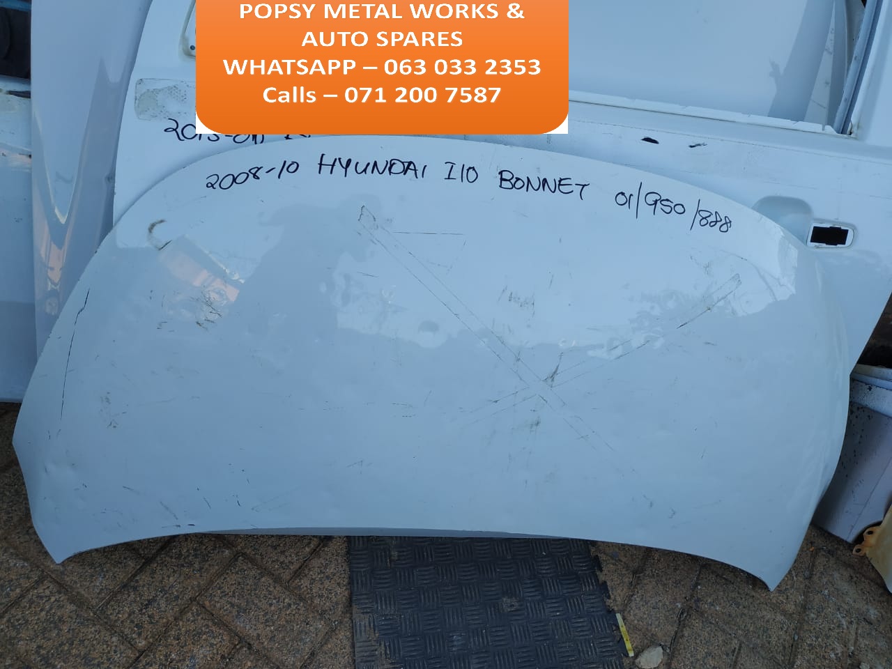 2008-10 HYUNDAI i10 BONNET | Junk Mail Marketplace