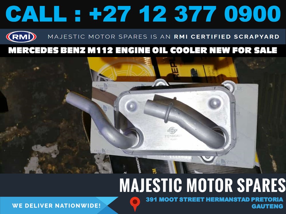 Mercedes Benz six-cylinder V6 M112 engine oil cooler | Junk Mail