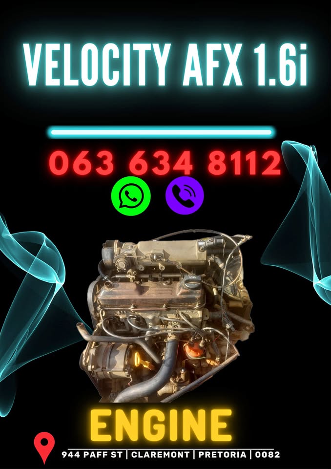 VELOCITY AFX 1.6i ENGINE CALL OR WHATSAPP ME | Junk Mail Marketplace