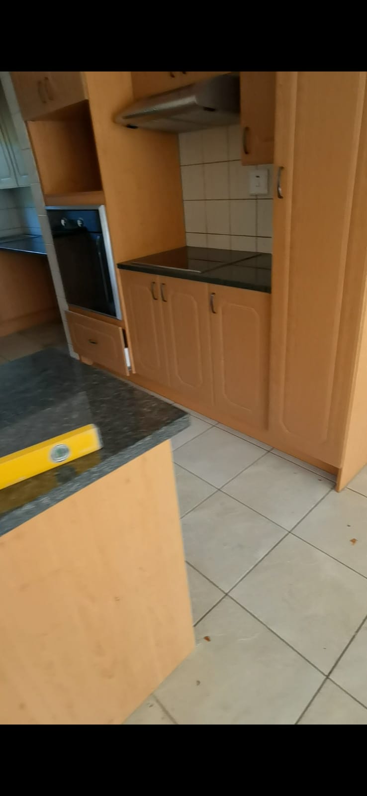 Kitchen cupboards, double zink, eye level oven, hob. Plus 2x toilets;2x ...