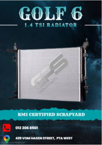 NEW VW GOLF 6 1.4 TSI RADIATOR FOR SALE | Junk Mail Marketplace