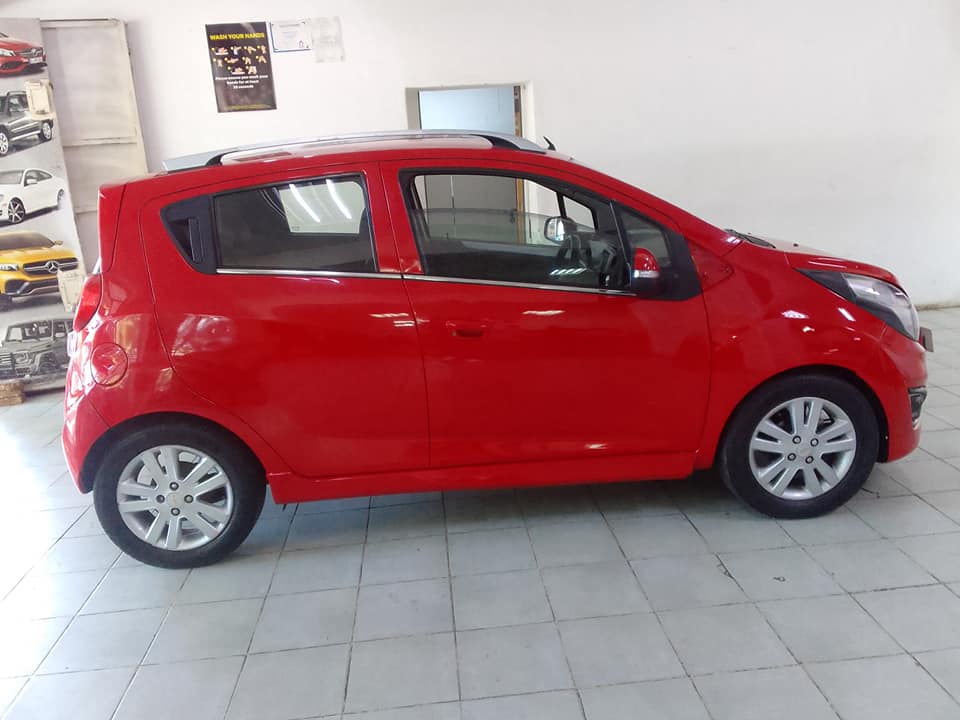 2015 Chevrolet Spark 1.2LT Manual RED color SPARE KEY Leather seat ...