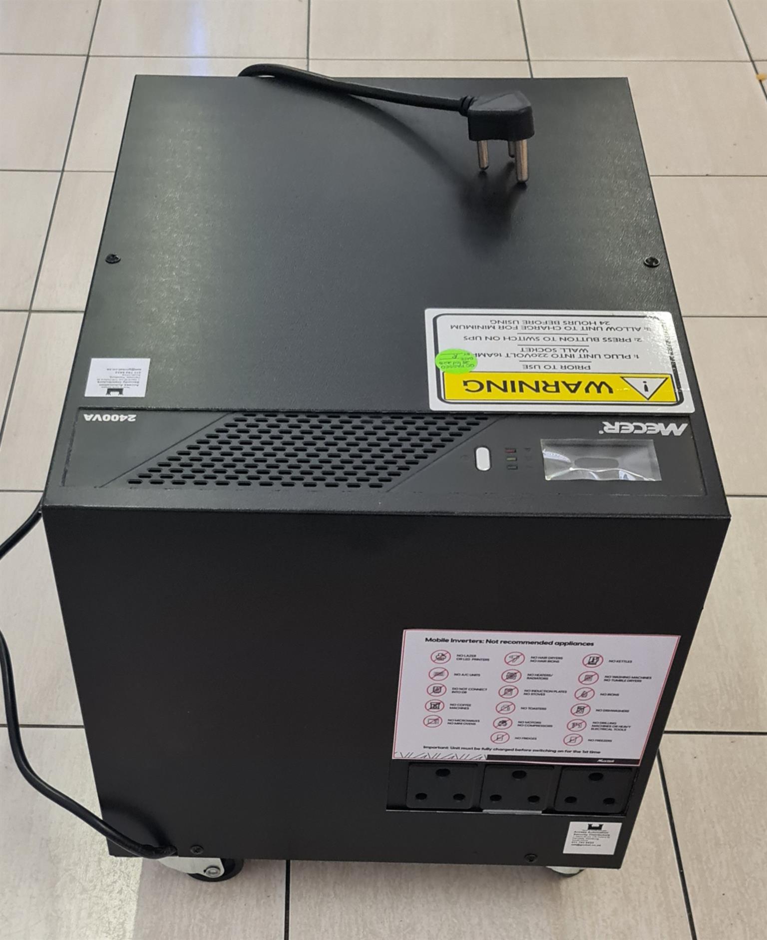 Mecer Inverter 2400VA UPS BBONE-024S+ Special New | Junk Mail Marketplace