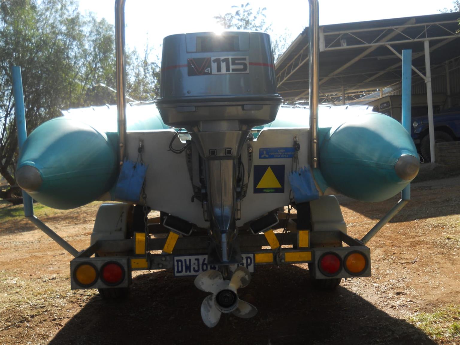 Semi-Rigid Boat with 115 Yamaha | Junk Mail