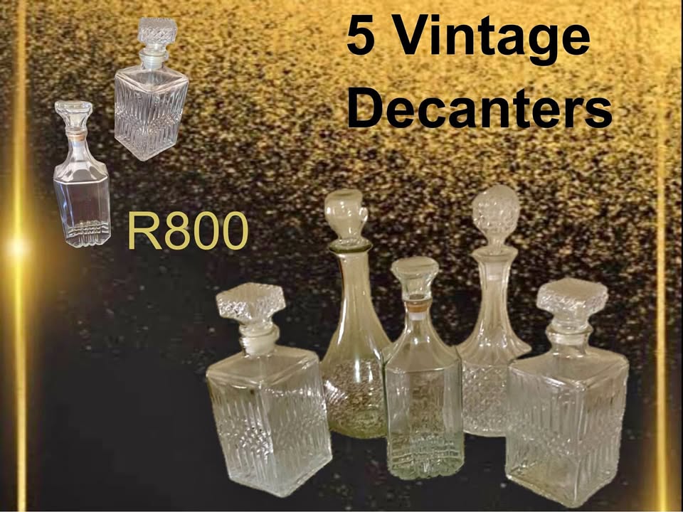 Rare vintage decanters - bottles | Junk Mail Marketplace