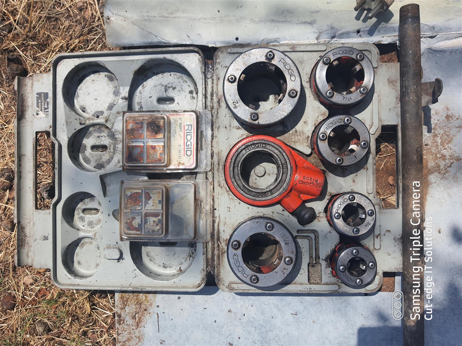 Ridgid pipe thread cutter set | Junk Mail Marketplace