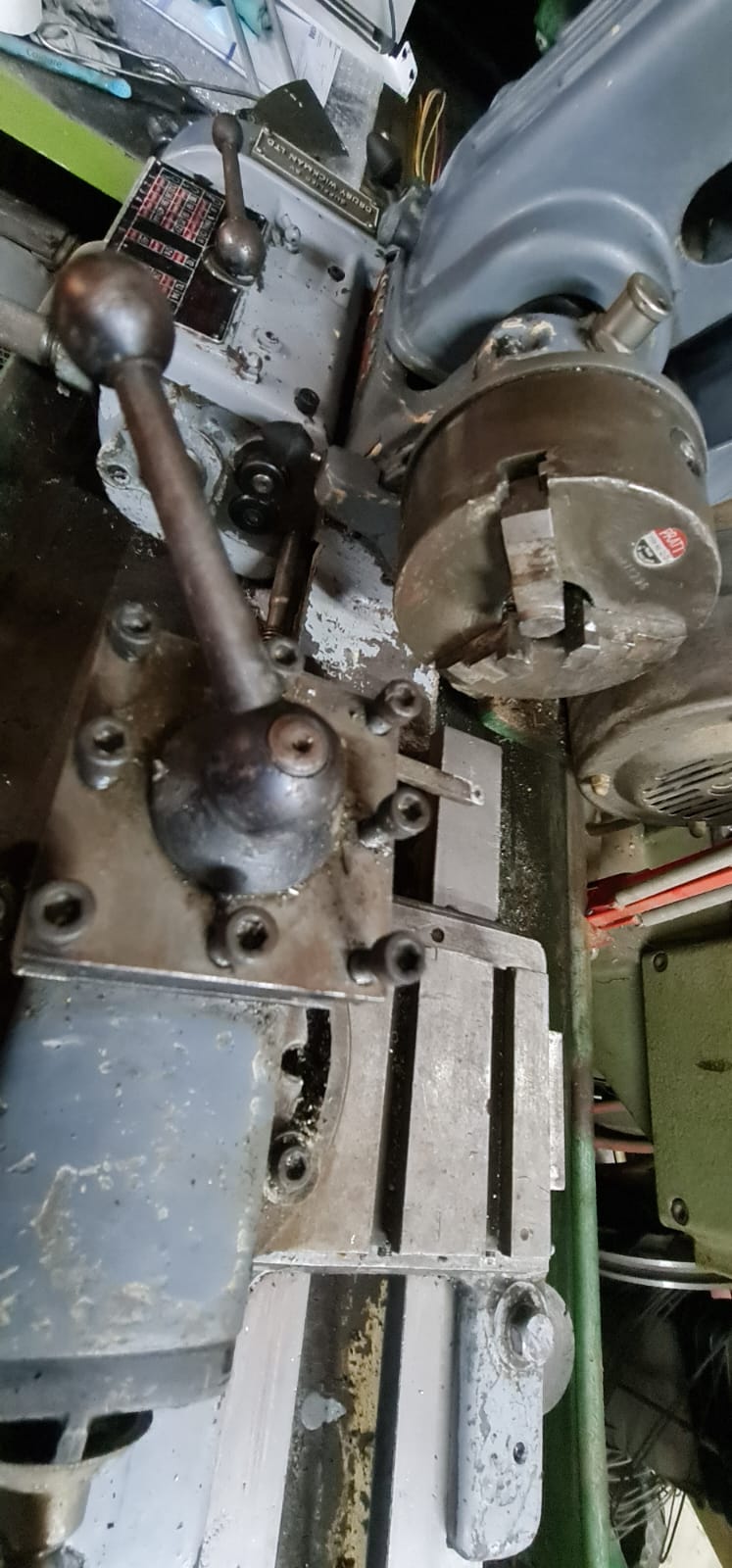 Myford 7 lather with gearbox, steel table and accessories | Junk Mail