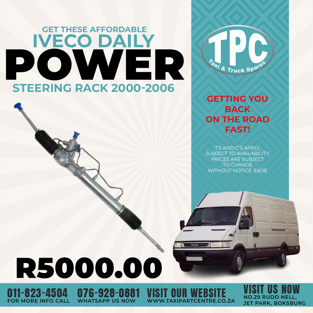 Get these Affordable Iveco Daily Power Steering Rack 2000-2006 Models ...