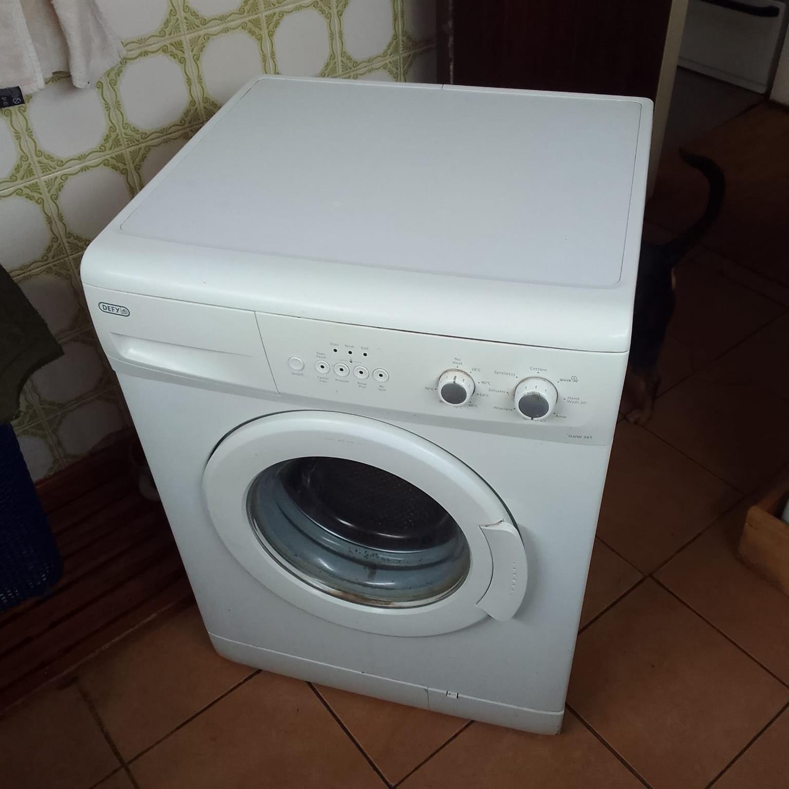 Defy 10kg front loader washing machine plus defy double door fridge ...
