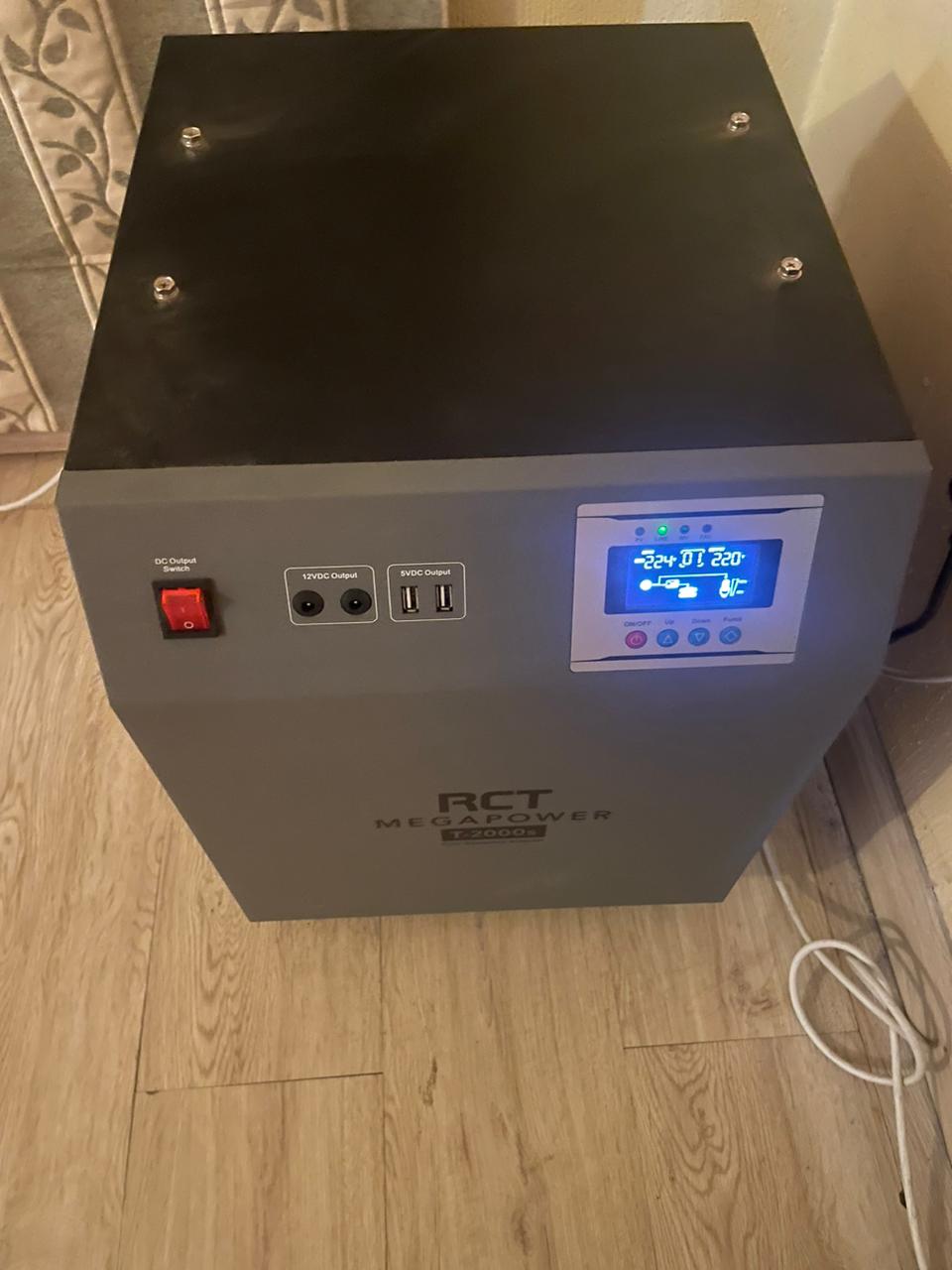 RCT MegaPower 2KVA/2000W Inverter Trolley With 2 x 100AH Battery | Junk ...