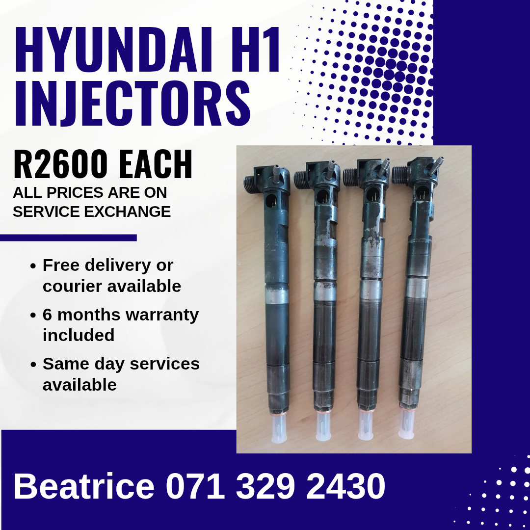 New HYUNDAI H1 INJECTORS FOR SALE WITH WARRANTY for sale in Mpumalanga ...