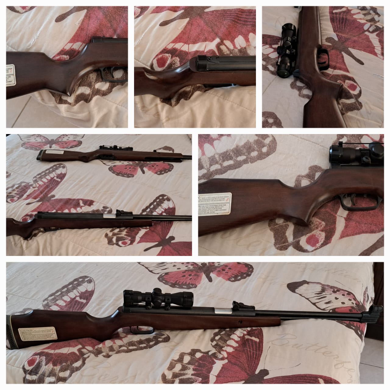 2 AIR RIFLES FOR SALE 1 WITH TELESCOPE & 1 WITHOUT | Junk Mail Marketplace