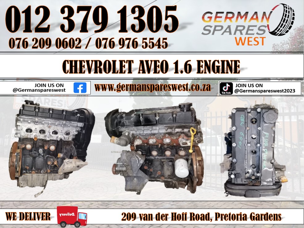 Chevrolet Aveo 1.6 Engine for Sale | Junk Mail