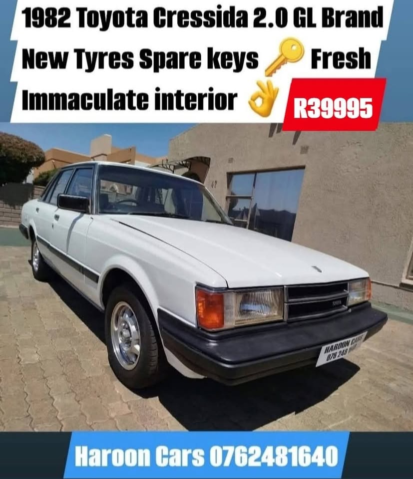 1982 Toyota Cressida 2.0 21 R motor New interior spare keys | Junk Mail ...