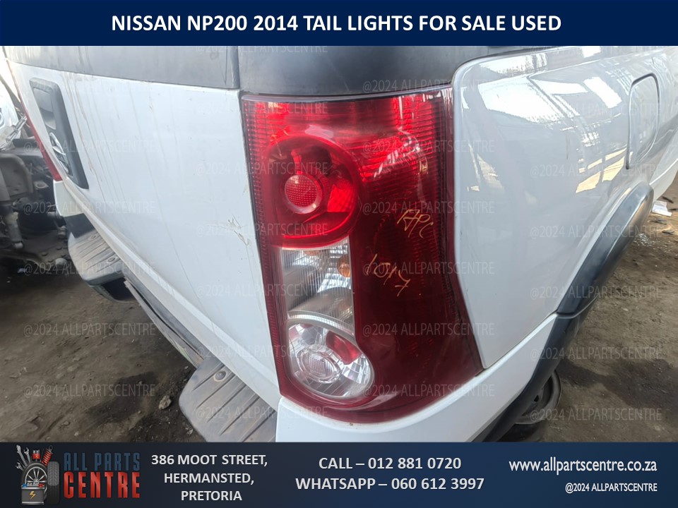 Nissan Np200 tail lights for sale used | Junk Mail Marketplace